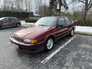 Red Saab 9000 1993 in Riga, with an engine capacity of 2.30 L and mileage of 240 thousand km for 2690 €, photo 3 on AUTOMOTO.COM.LV