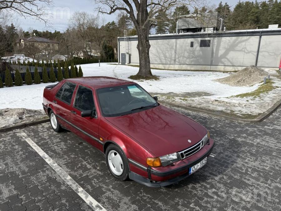 Red Saab 9000 1993 in Riga, with an engine capacity of 2.30 L and mileage of 240 thousand km for 2690 €, photo 9 on AUTOMOTO.COM.LV