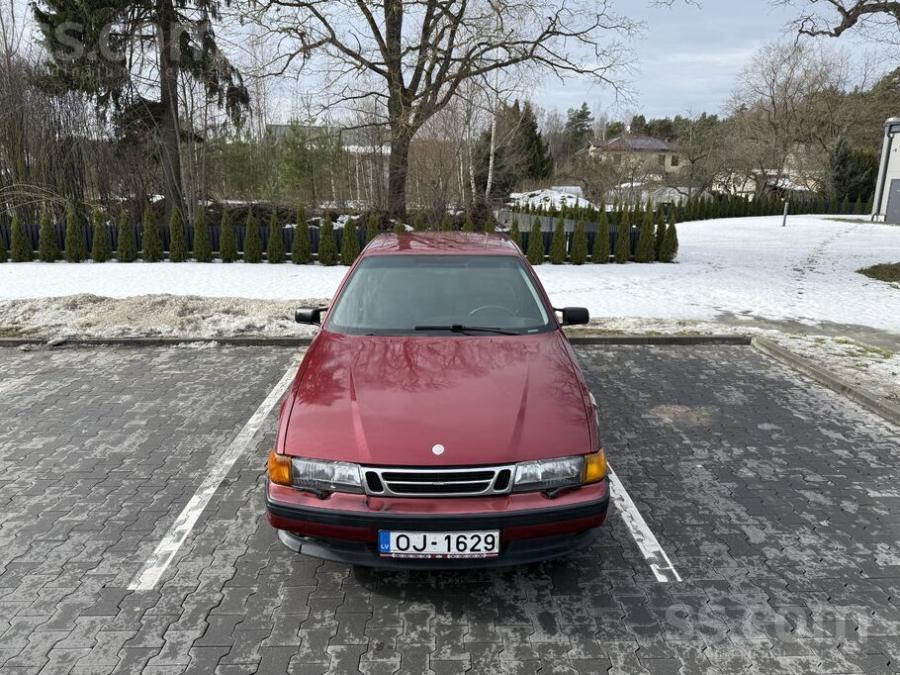 Red Saab 9000 1993 in Riga, with an engine capacity of 2.30 L and mileage of 240 thousand km for 2690 €, photo 10 on AUTOMOTO.COM.LV