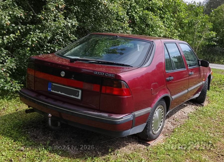 Red Saab 9000 1993 in Tallinn, with an engine capacity of 2.29 L and mileage of 244 thousand km for 1993 €, photo 4 on AUTOMOTO.COM.LV