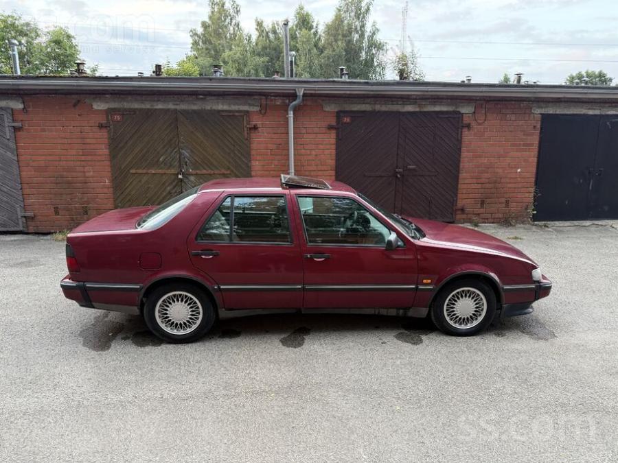 Red Saab 9000 1995 in Riga, with an engine capacity of 3.00 L and mileage of 212 thousand km for 2850 €, photo 4 on AUTOMOTO.COM.LV