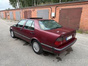 Red Saab 9000 1995 in Riga, with an engine capacity of 3.00 L and mileage of 212 thousand km for 2850 €, photo 6 on AUTOMOTO.COM.LV