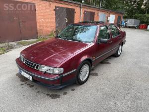 Red Saab 9000 1995 in Riga, with an engine capacity of 3.00 L and mileage of 212 thousand km for 2850 €, photo 7 on AUTOMOTO.COM.LV