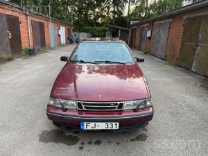 Red Saab 9000 1995 in Riga, with an engine capacity of 3.00 L and mileage of 212 thousand km for 2850 €, photo 8 on AUTOMOTO.COM.LV