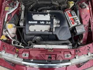 Red Saab 9000 1995 in Riga, with an engine capacity of 3.00 L and mileage of 212 thousand km for 2850 €, photo 11 on AUTOMOTO.COM.LV