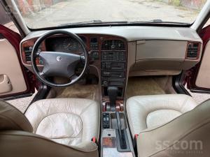 Red Saab 9000 1995 in Riga, with an engine capacity of 3.00 L and mileage of 212 thousand km for 2850 €, photo 14 on AUTOMOTO.COM.LV