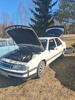 White Saab 9000 1995 in Tallinn, with an engine capacity of 2.00 L and mileage of 347 thousand km for 600 €, photo  on AUTOMOTO.COM.LV