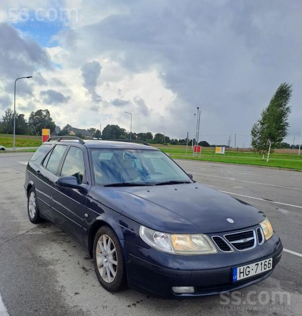 Blue Saab 95 2004 in Riga, with an engine capacity of 2.20 L and mileage of 374 thousand km for 1200 €, photo 1 on AUTOMOTO.COM.LV