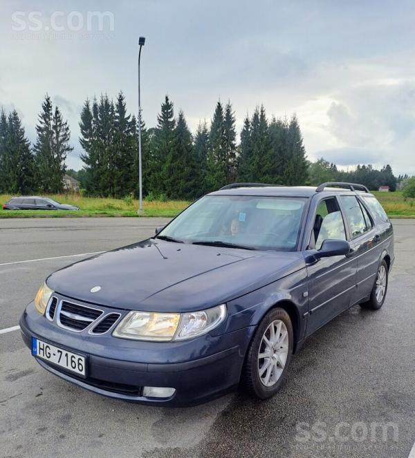 Blue Saab 95 2004 in Riga, with an engine capacity of 2.20 L and mileage of 374 thousand km for 1200 €, photo 3 on AUTOMOTO.COM.LV