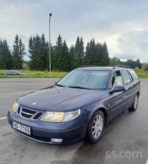 Blue Saab 95 2004 in Riga, with an engine capacity of 2.20 L and mileage of 374 thousand km for 1200 €, photo 3 on AUTOMOTO.COM.LV