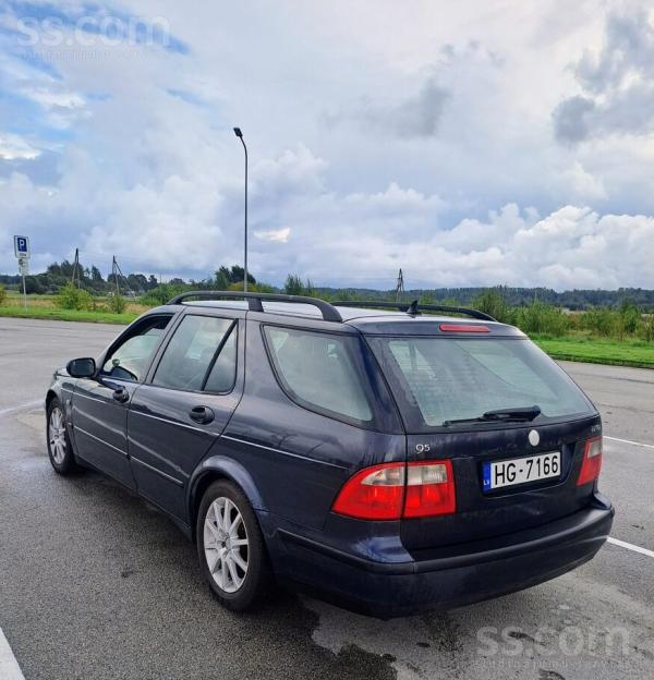 Blue Saab 95 2004 in Riga, with an engine capacity of 2.20 L and mileage of 374 thousand km for 1200 €, photo 4 on AUTOMOTO.COM.LV