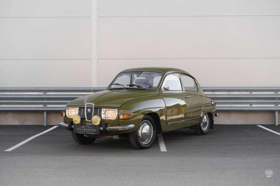 Green Saab 96 1973 in Tallinn, with an engine capacity of 1.50 L and mileage of 47 thousand km for 9900 €, photo 1 on AUTOMOTO.COM.LV