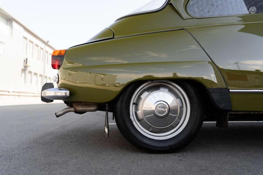 Green Saab 96 1973 in Tallinn, with an engine capacity of 1.50 L and mileage of 47 thousand km for 9900 €, photo 10 on AUTOMOTO.COM.LV
