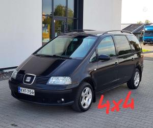 Melns SEAT Alhambra 2001 Šauļi, ar dzinēja tilpumu 2.80 L un nobraukumu 180 tūkst. km par 2750 €, foto  vietnē AUTOMOTO.COM.LV