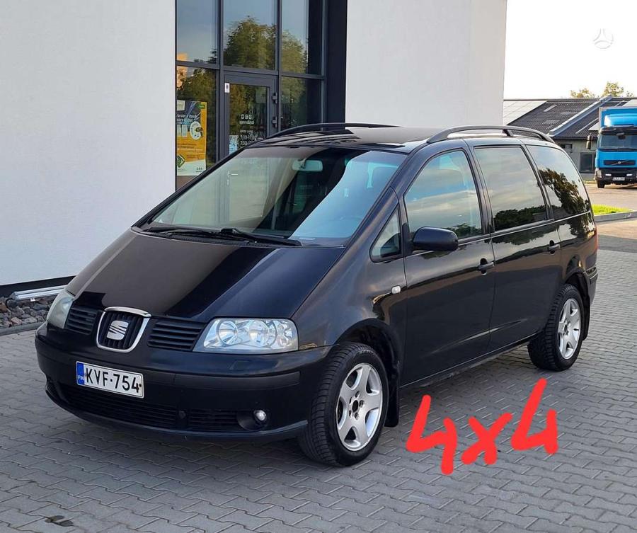 Melns SEAT Alhambra 2001 Šauļi, ar dzinēja tilpumu 2.80 L un nobraukumu 180 tūkst. km par 2750 €, foto 1 vietnē AUTOMOTO.COM.LV