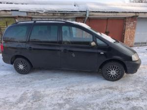 Black SEAT Alhambra 2002 in Kaunas, with an engine capacity of 1.90 L and mileage of 356 thousand km for 999 €, photo 2 on AUTOMOTO.COM.LV