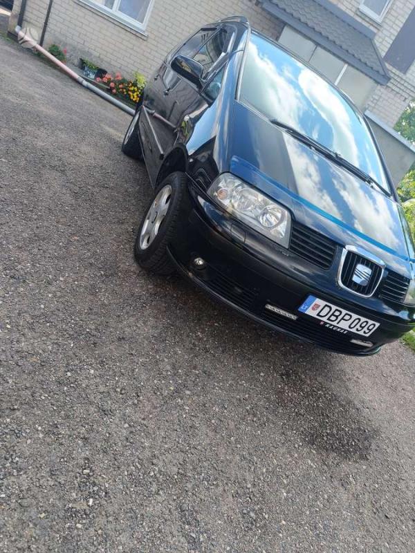 Melns SEAT Alhambra 2002 Kauņa, ar dzinēja tilpumu 1.90 L un nobraukumu 349 tūkst. km par 2500 €, foto 1 vietnē AUTOMOTO.COM.LV