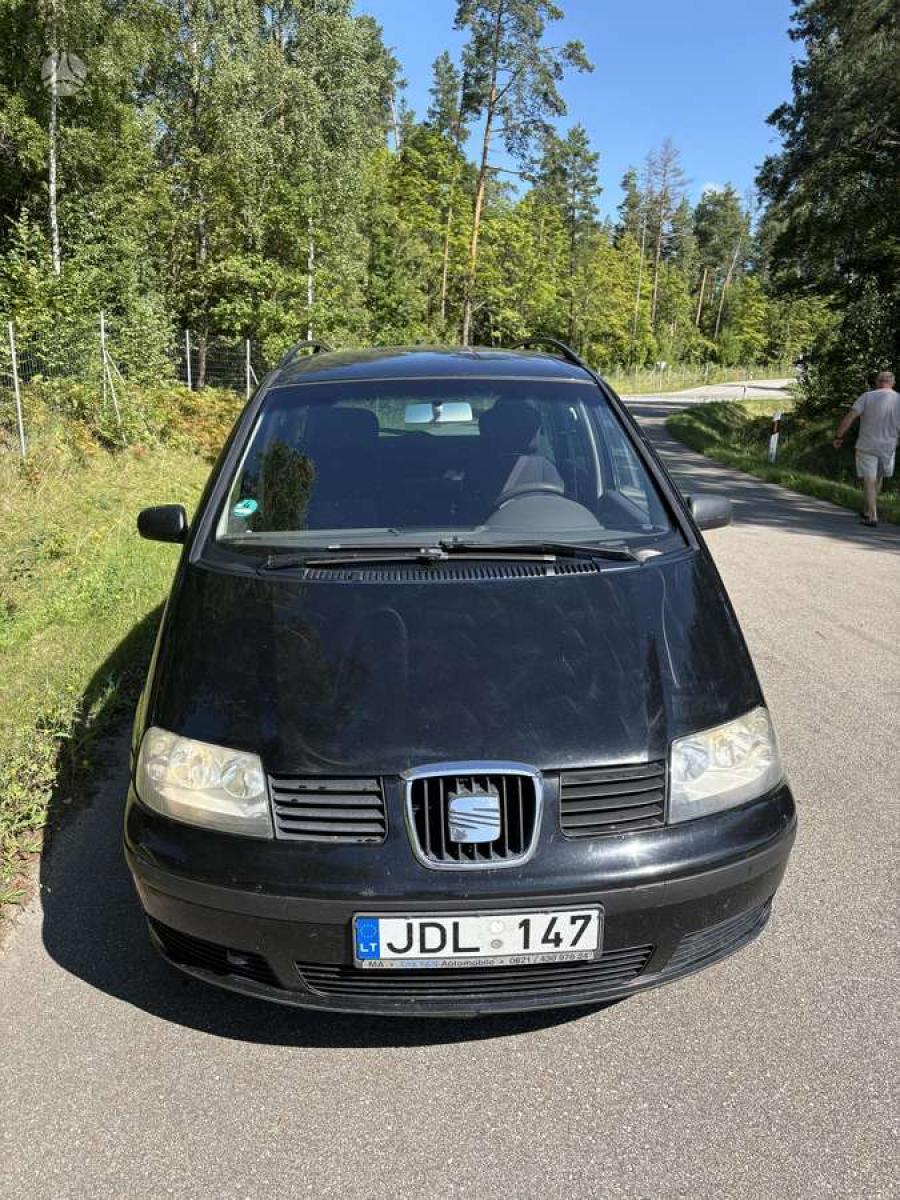 Melns SEAT Alhambra 2002 Viļņa, ar dzinēja tilpumu 2.00 L un nobraukumu 260 tūkst. km par 1650 €, foto 11 vietnē AUTOMOTO.COM.LV