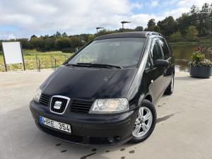 Black SEAT Alhambra 2002 in Jonava, with an engine capacity of 1.90 L and mileage of 395 thousand km for 900 €, photo 10 on AUTOMOTO.COM.LV