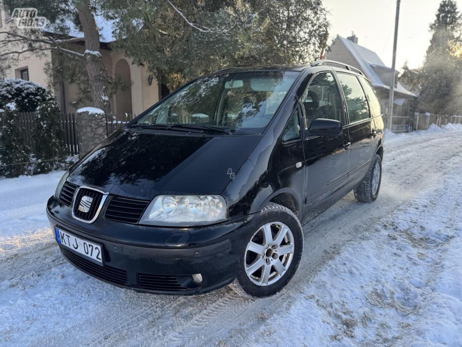 Melns SEAT Alhambra 2004 Kauņa, ar dzinēja tilpumu 2.00 L un nobraukumu 309 tūkst. km par 1250 €, foto 1 vietnē AUTOMOTO.COM.LV