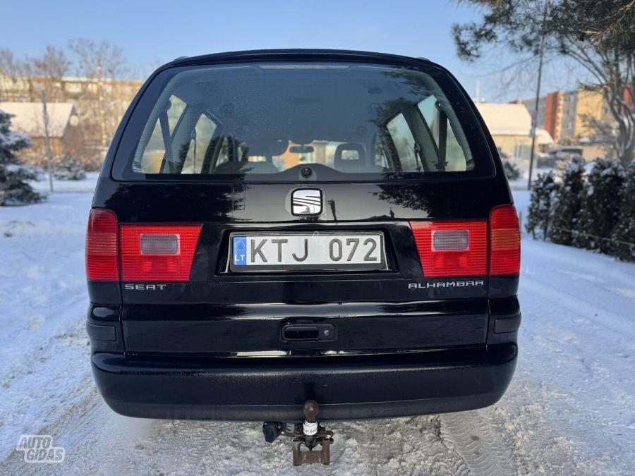 Melns SEAT Alhambra 2004 Kauņa, ar dzinēja tilpumu 2.00 L un nobraukumu 309 tūkst. km par 1250 €, foto 10 vietnē AUTOMOTO.COM.LV