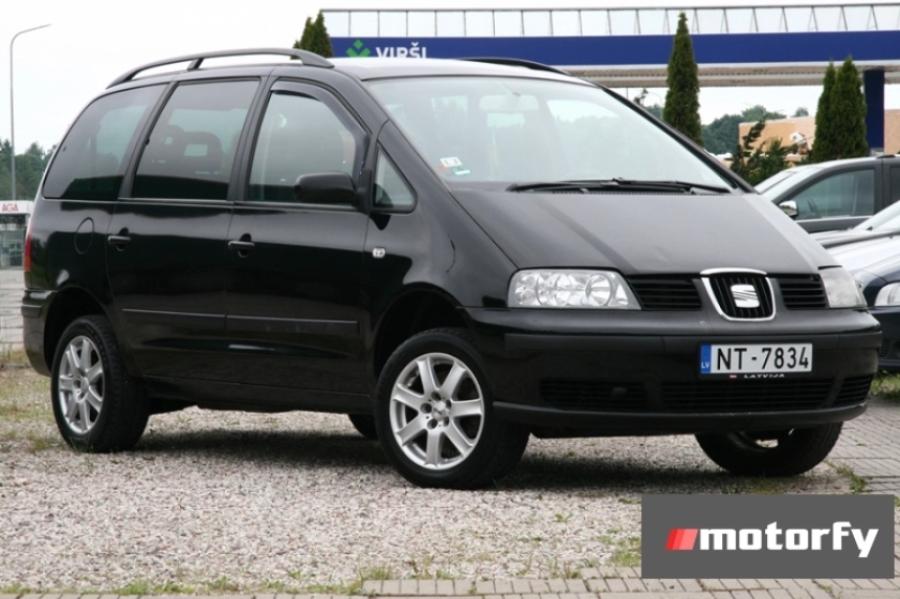 Melns SEAT Alhambra 2004 Rīga, ar dzinēja tilpumu 0.00 L un nobraukumu 449 tūkst. km par 1950 €, foto 1 vietnē AUTOMOTO.COM.LV