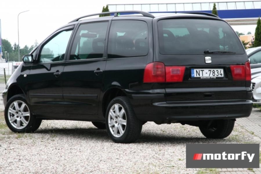 Melns SEAT Alhambra 2004 Rīga, ar dzinēja tilpumu 0.00 L un nobraukumu 449 tūkst. km par 1950 €, foto 4 vietnē AUTOMOTO.COM.LV