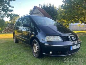 Black SEAT Alhambra 2004 in Gulbene, with an engine capacity of 1.90 L and mileage of 430 thousand km for 500 €, photo  on AUTOMOTO.COM.LV