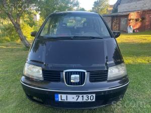 Black SEAT Alhambra 2004 in Gulbene, with an engine capacity of 1.90 L and mileage of 430 thousand km for 500 €, photo 4 on AUTOMOTO.COM.LV