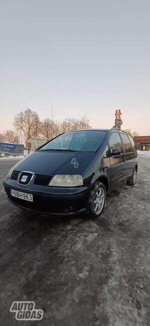 Black SEAT Alhambra 2005 in Kaunas, with an engine capacity of 1.90 L and mileage of 378 thousand km for 1650 €, photo 16 on AUTOMOTO.COM.LV