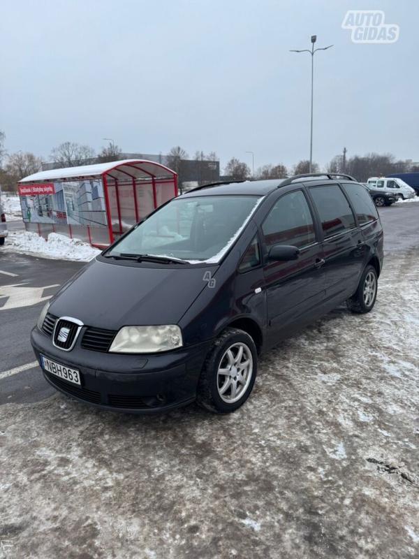 Melns SEAT Alhambra 2005 Kauņa, ar dzinēja tilpumu 1.90 L un nobraukumu 452 tūkst. km par 1600 €, foto 1 vietnē AUTOMOTO.COM.LV