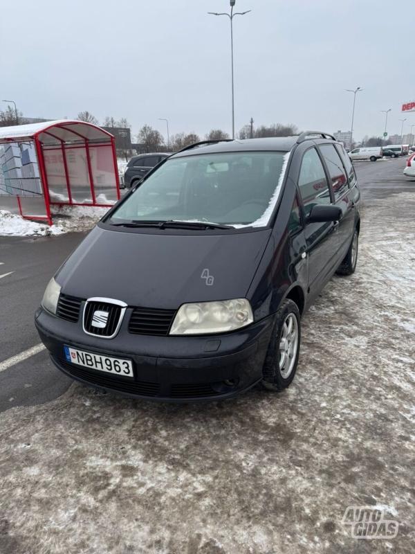 Melns SEAT Alhambra 2005 Kauņa, ar dzinēja tilpumu 1.90 L un nobraukumu 452 tūkst. km par 1600 €, foto 3 vietnē AUTOMOTO.COM.LV