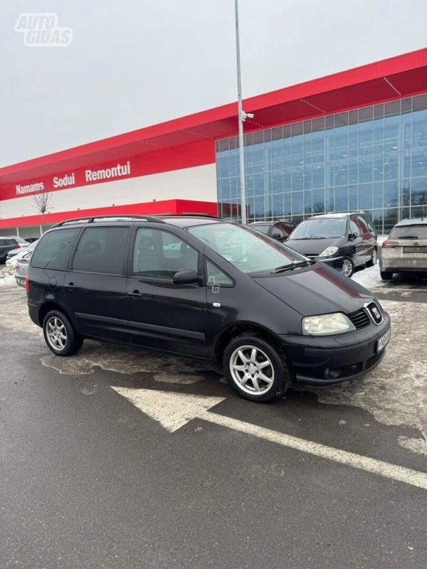 Melns SEAT Alhambra 2005 Kauņa, ar dzinēja tilpumu 1.90 L un nobraukumu 452 tūkst. km par 1600 €, foto 5 vietnē AUTOMOTO.COM.LV
