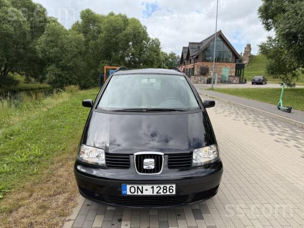 Melns SEAT Alhambra 2005 Rēzekne, ar dzinēja tilpumu 1.90 L un nobraukumu 0 tūkst. km par 3750 €, foto 1 vietnē AUTOMOTO.COM.LV