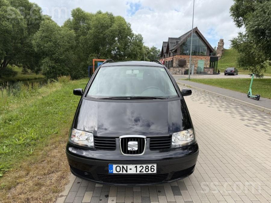 Melns SEAT Alhambra 2005 Rēzekne, ar dzinēja tilpumu 1.90 L un nobraukumu 0 tūkst. km par 3750 €, foto 1 vietnē AUTOMOTO.COM.LV