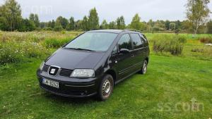 Melns SEAT Alhambra 2005 Jelgava, ar dzinēja tilpumu 1.90 L un nobraukumu 360 tūkst. km par 950 €, foto 3 vietnē AUTOMOTO.COM.LV