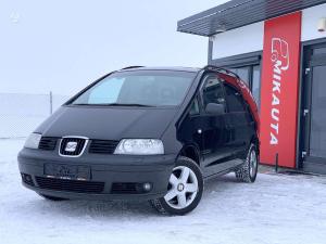 Black SEAT Alhambra 2006 in Kedainiai, with an engine capacity of 1.90 L and mileage of 284 thousand km for 3299 €, photo  on AUTOMOTO.COM.LV