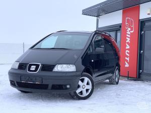 Melns SEAT Alhambra 2006 Kauņa, ar dzinēja tilpumu 1.90 L un nobraukumu 284 tūkst. km par 3299 €, foto  vietnē AUTOMOTO.COM.LV