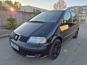 Melns SEAT Alhambra 2006 Mažeikiai, ar dzinēja tilpumu 2.00 L un nobraukumu 281 tūkst. km par 3650 €, foto  vietnē AUTOMOTO.COM.LV