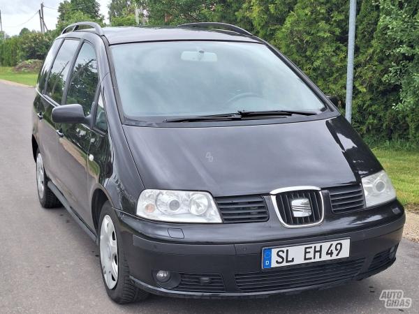 Melns SEAT Alhambra 2006 Mažeikiai, ar dzinēja tilpumu 2.00 L un nobraukumu 226 tūkst. km par 3150 €, foto 2 vietnē AUTOMOTO.COM.LV