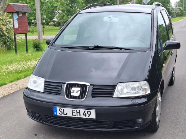 Melns SEAT Alhambra 2006 Mažeikiai, ar dzinēja tilpumu 2.00 L un nobraukumu 226 tūkst. km par 3150 €, foto 4 vietnē AUTOMOTO.COM.LV