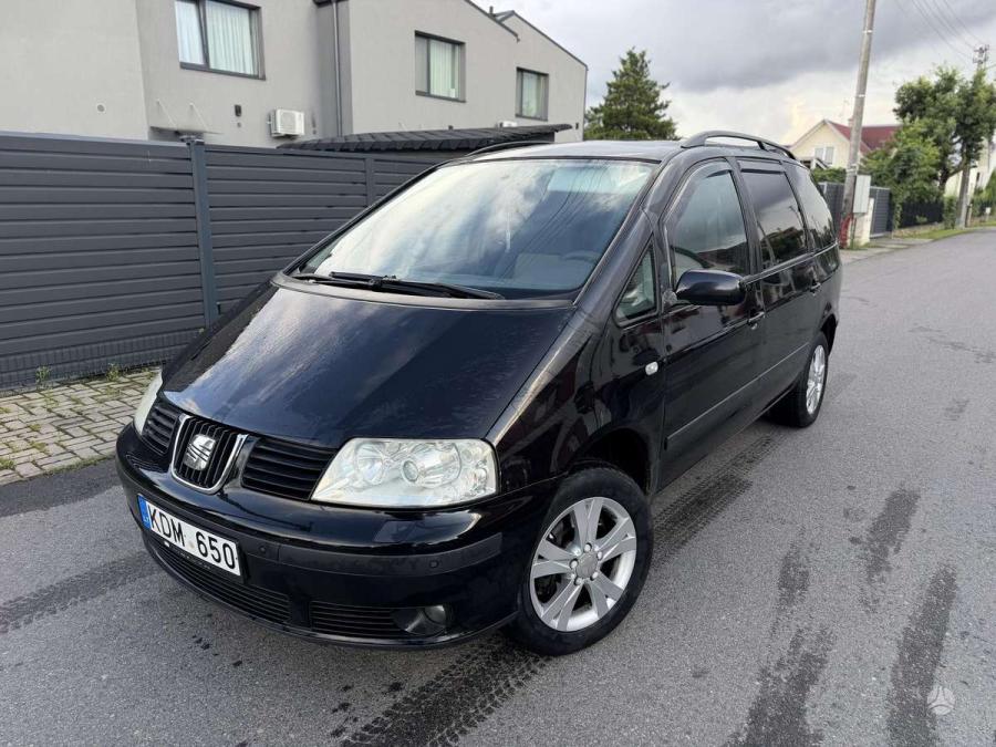 Melns SEAT Alhambra 2006 Kauņa, ar dzinēja tilpumu 1.90 L un nobraukumu 327 tūkst. km par 3250 €, foto 1 vietnē AUTOMOTO.COM.LV
