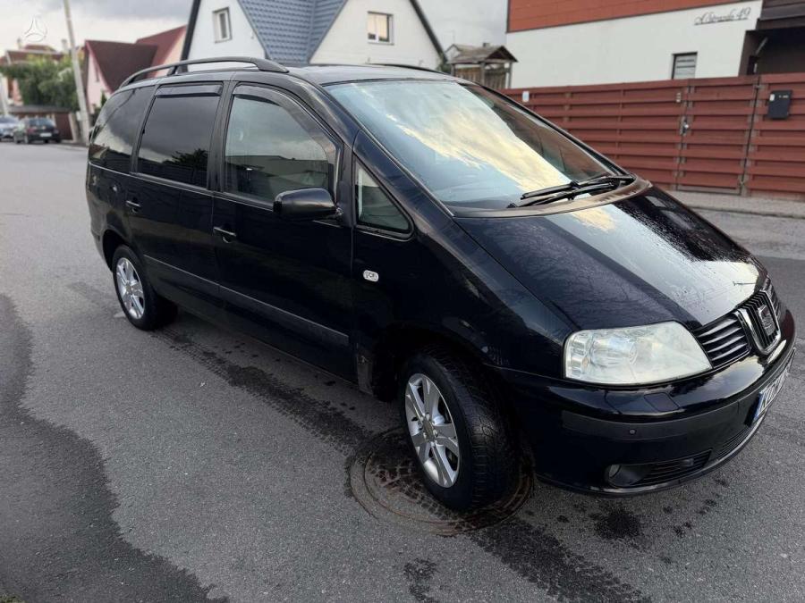 Melns SEAT Alhambra 2006 Kauņa, ar dzinēja tilpumu 1.90 L un nobraukumu 327 tūkst. km par 3250 €, foto 5 vietnē AUTOMOTO.COM.LV
