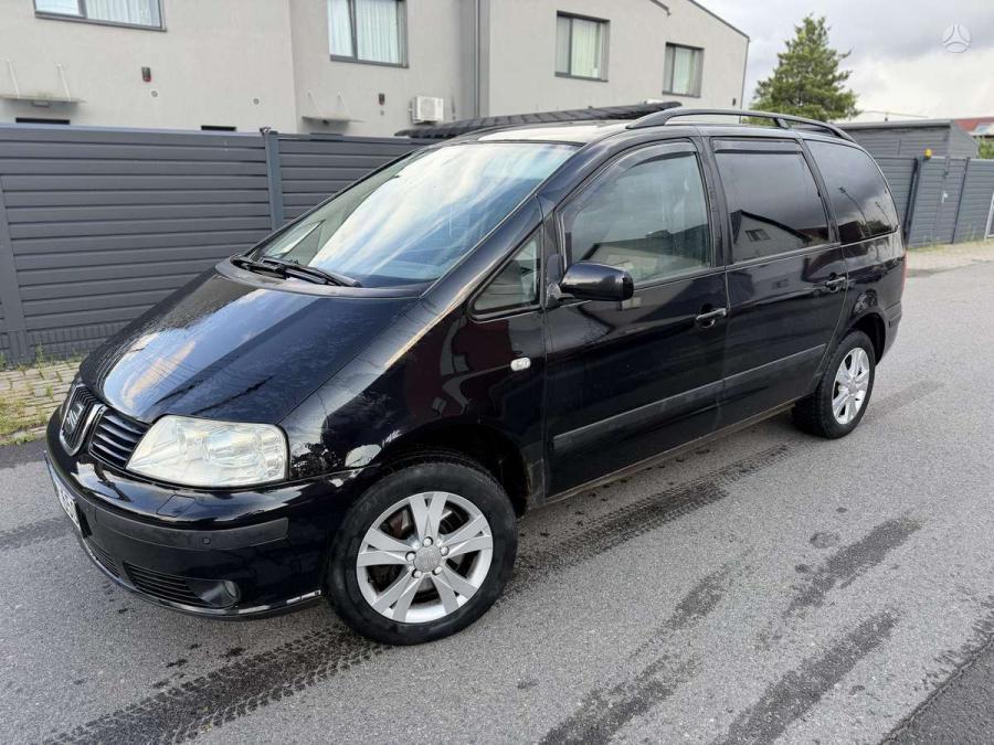 Melns SEAT Alhambra 2006 Kauņa, ar dzinēja tilpumu 1.90 L un nobraukumu 327 tūkst. km par 3250 €, foto 11 vietnē AUTOMOTO.COM.LV