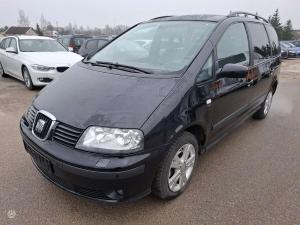 Black SEAT Alhambra 2008 in Utena, with an engine capacity of 1.97 L and mileage of 250 thousand km for 2850 €, photo  on AUTOMOTO.COM.LV