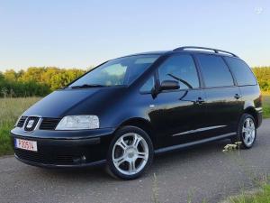 Black SEAT Alhambra 2008 in Kedainiai, with an engine capacity of 1.97 L and mileage of 300 thousand km for 3650 €, photo  on AUTOMOTO.COM.LV