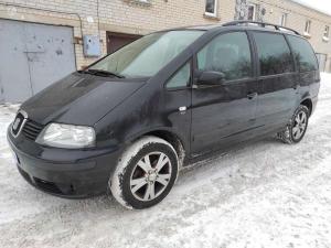 Melns SEAT Alhambra 2009 Panevēža, ar dzinēja tilpumu 1.90 L un nobraukumu 275 tūkst. km par 3200 €, foto 7 vietnē AUTOMOTO.COM.LV