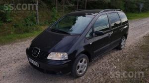Черный Сеат Альхамбра 2009 в Талси, объемом двигателя 1.90 л и пробегом 479 тыс. км за 1600 €, фото 3 на AUTOMOTO.COM.LV