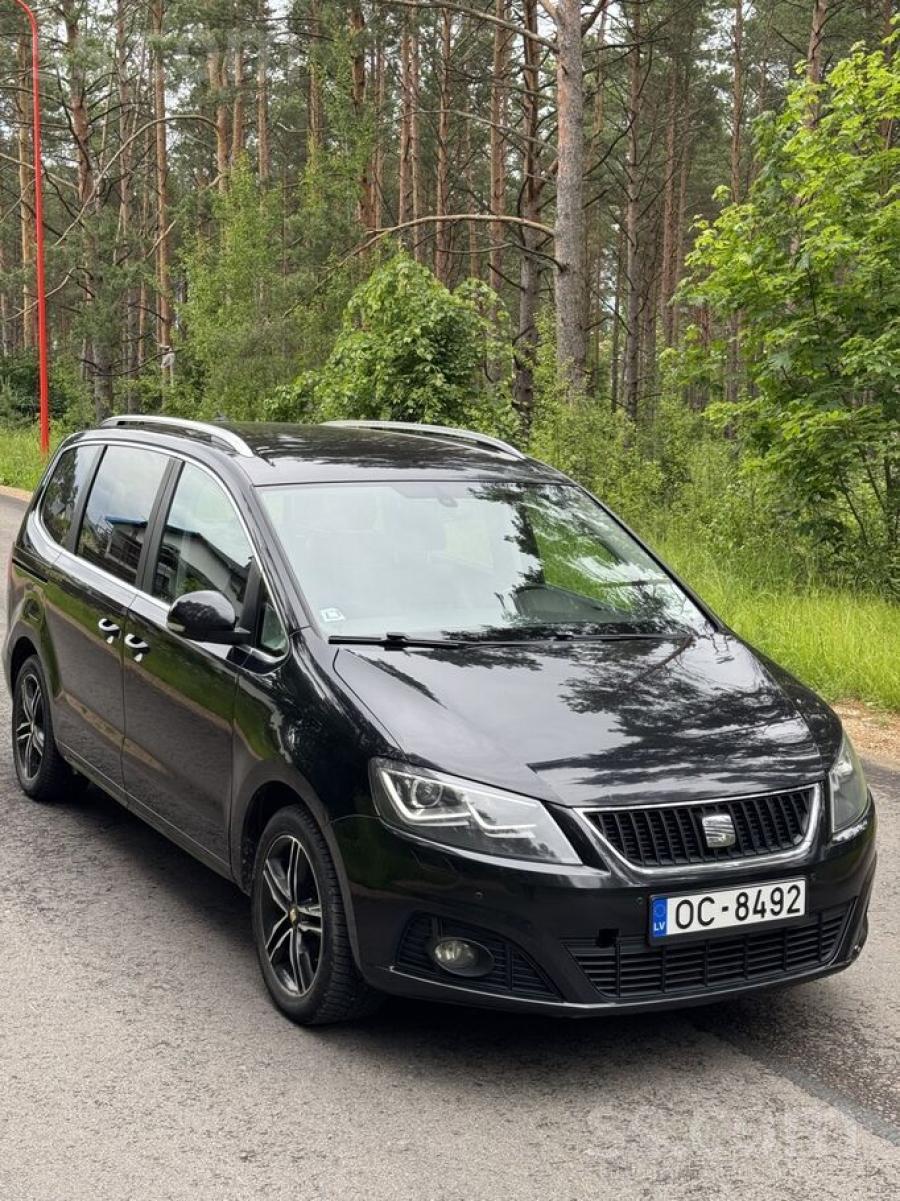 Melns SEAT Alhambra 2011 Jēkabpils, ar dzinēja tilpumu 2.00 L un nobraukumu 500 tūkst. km par 4199 €, foto 1 vietnē AUTOMOTO.COM.LV