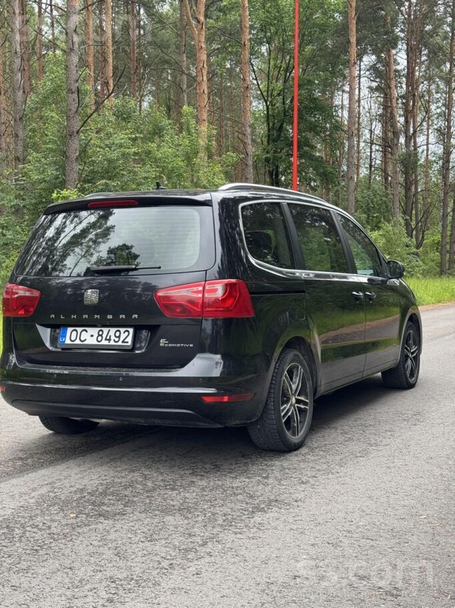 Melns SEAT Alhambra 2011 Jēkabpils, ar dzinēja tilpumu 2.00 L un nobraukumu 500 tūkst. km par 4199 €, foto 3 vietnē AUTOMOTO.COM.LV